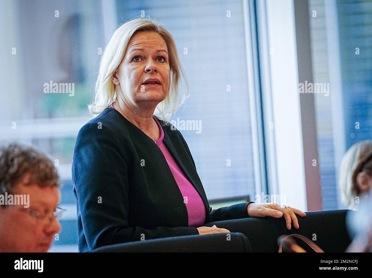 Berlin, Germany. 14th Dec, 2022. Nancy Faeser (SPD), Federal Minister ...