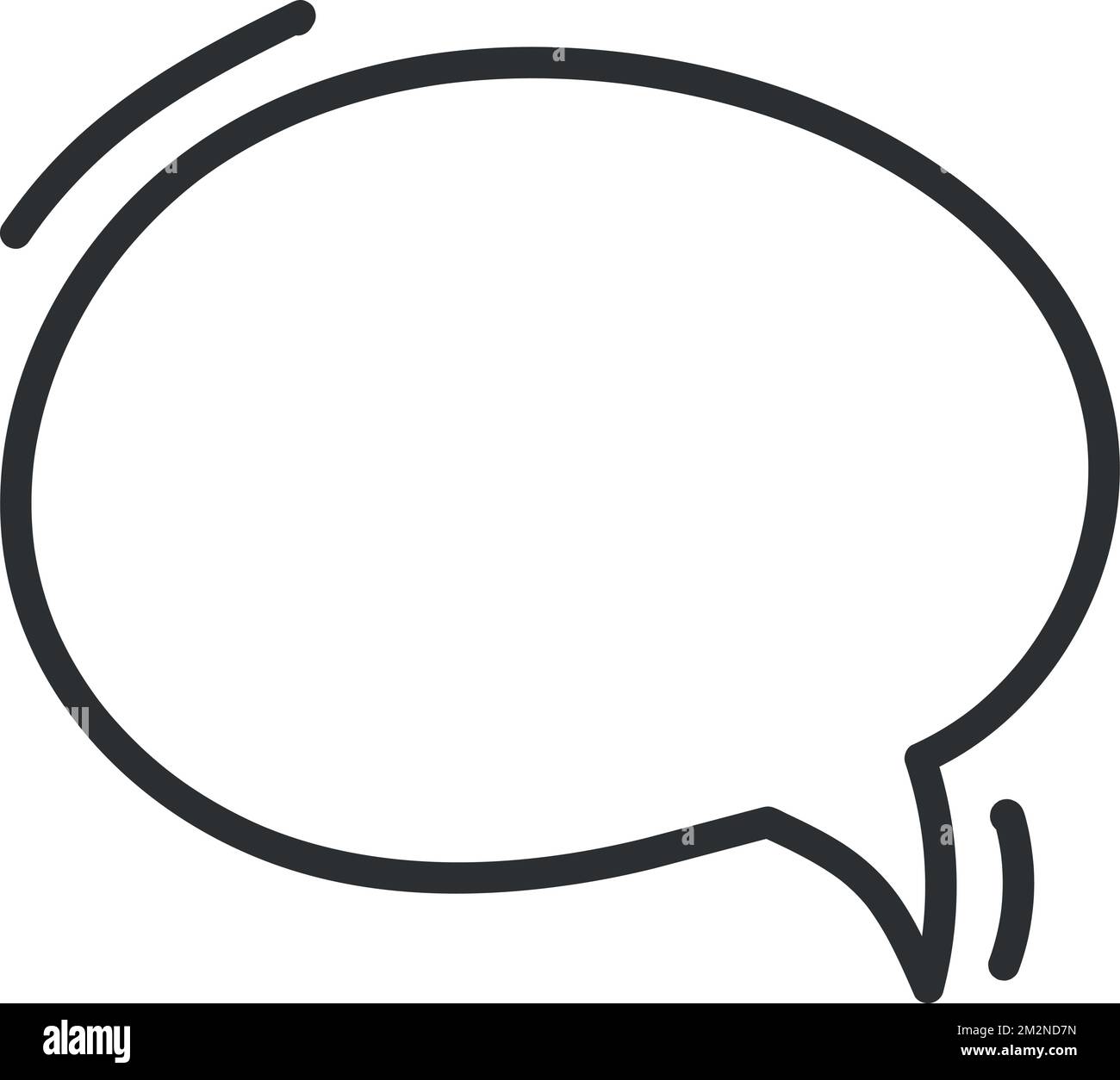 Hand drawn speech bubble scribble, doodle Stock Vector Image & Art - Alamy