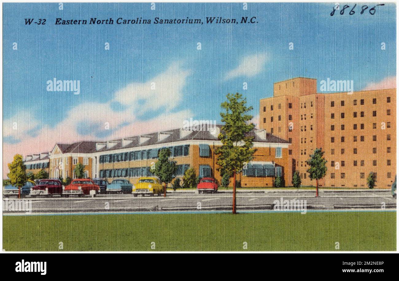 Eastern North Carolina Sanatorium, Wilson, N.C. , Hospitals, Tichnor ...