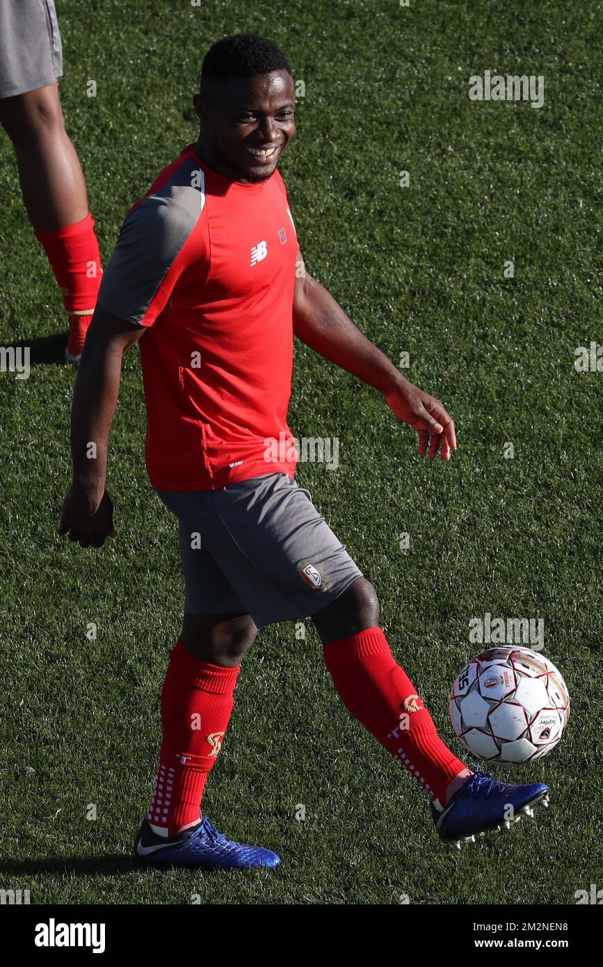 Standard's Collins Fai pictured in action during the second day of the ...