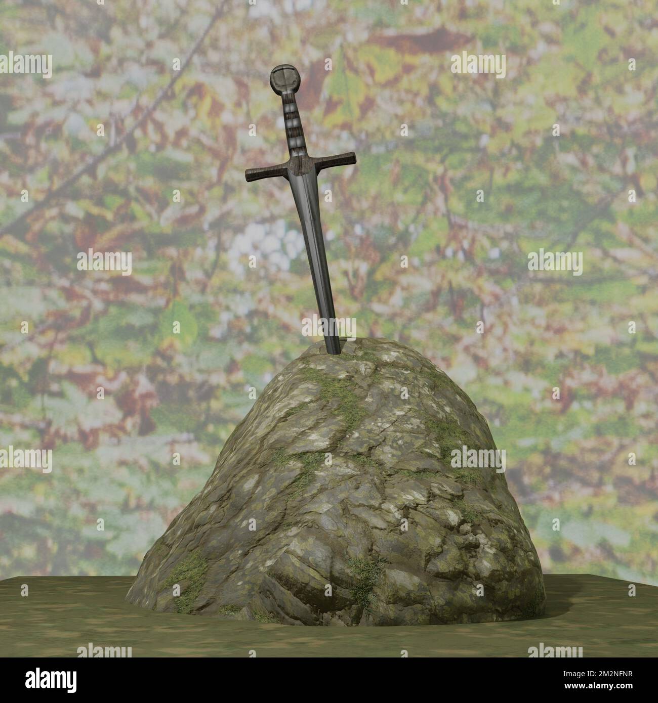 Sword in the rock hi-res stock photography and images - Alamy