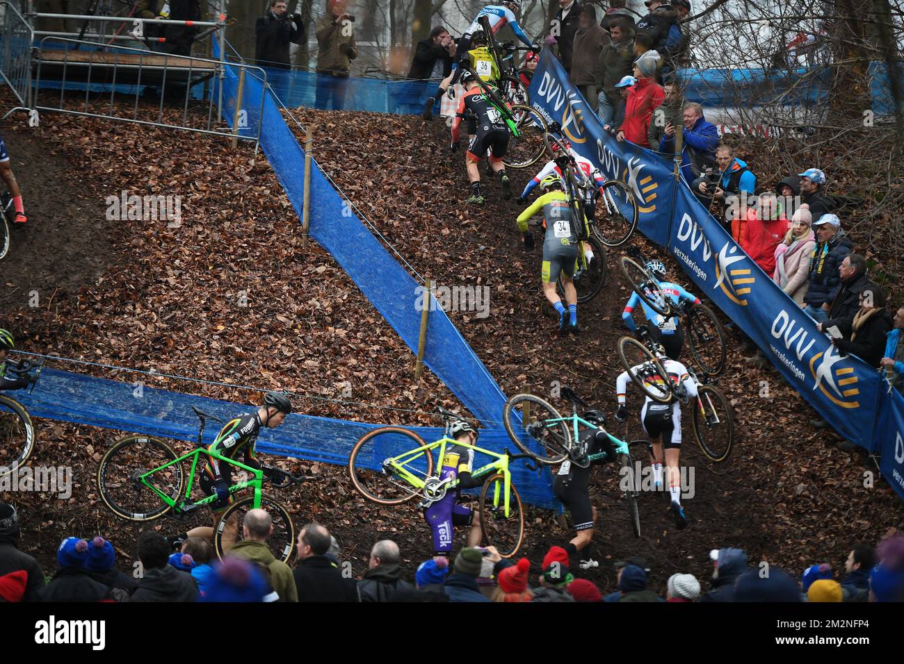 Illustration picture taken during the men elite race of the Brussels ...