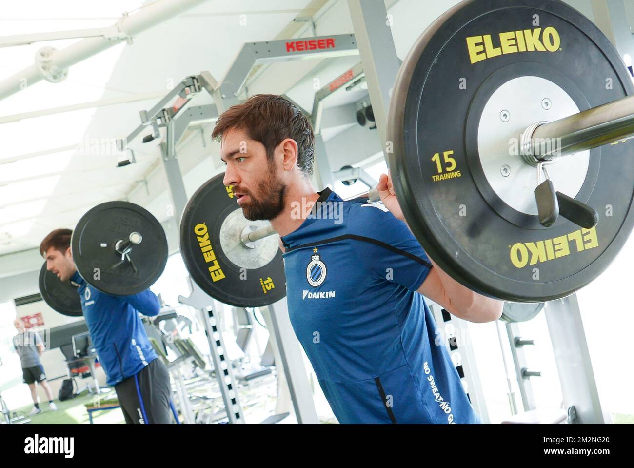 Club's Benoit Poulain pictured during the third day of the winter ...