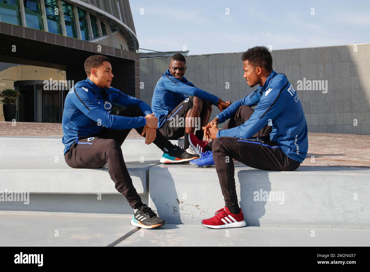 Club's Arnaud Danjuma, Club's Marvelous Nakamba and Club's Emmanuel ...