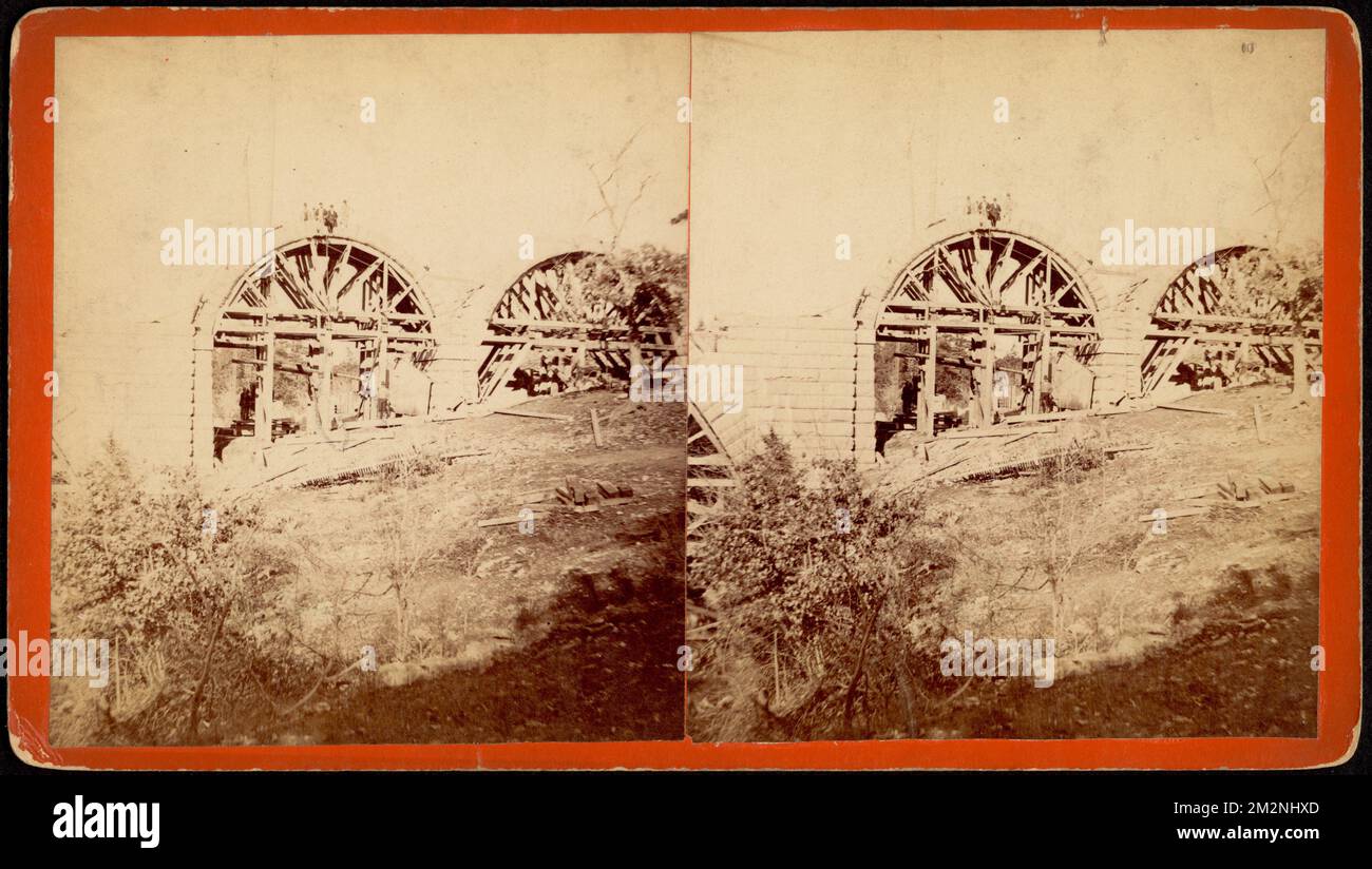 Echo Bridge, Newton, Massachusetts , Bridge construction Stock Photo ...