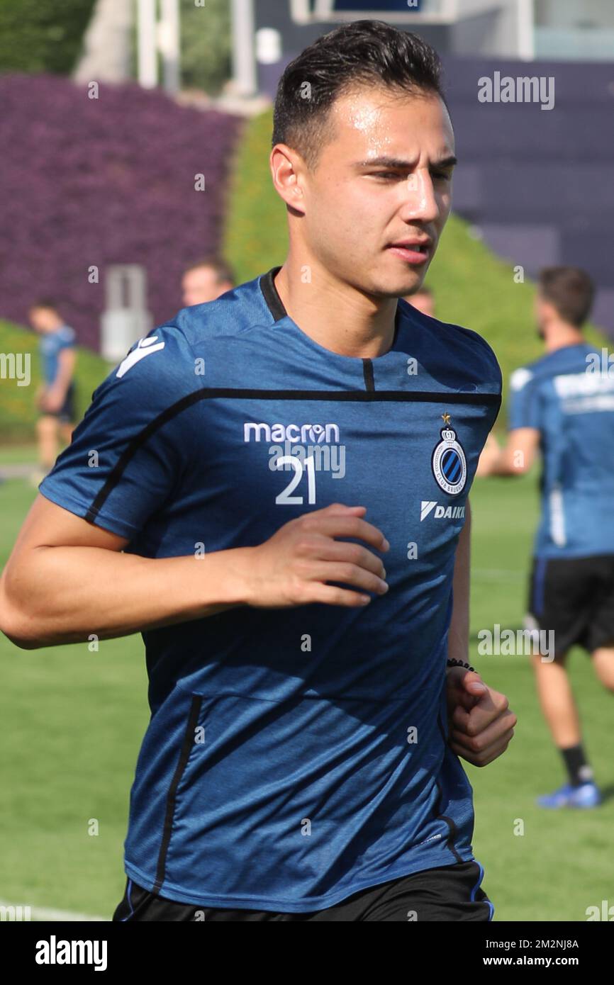 Club's Dion Cools pictured during the fifth day of the winter training ...