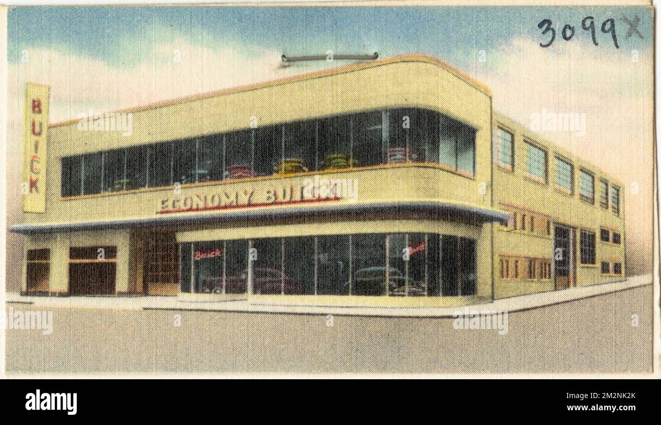 Economy Buick , Commercial facilities, Tichnor Brothers Collection ...