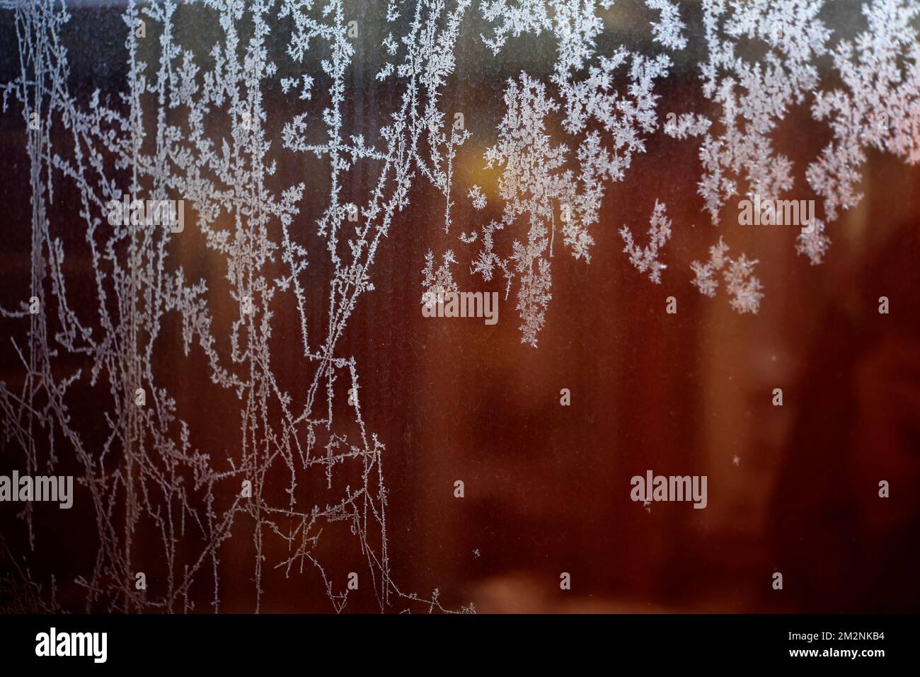 frost on window Stock Photo - Alamy