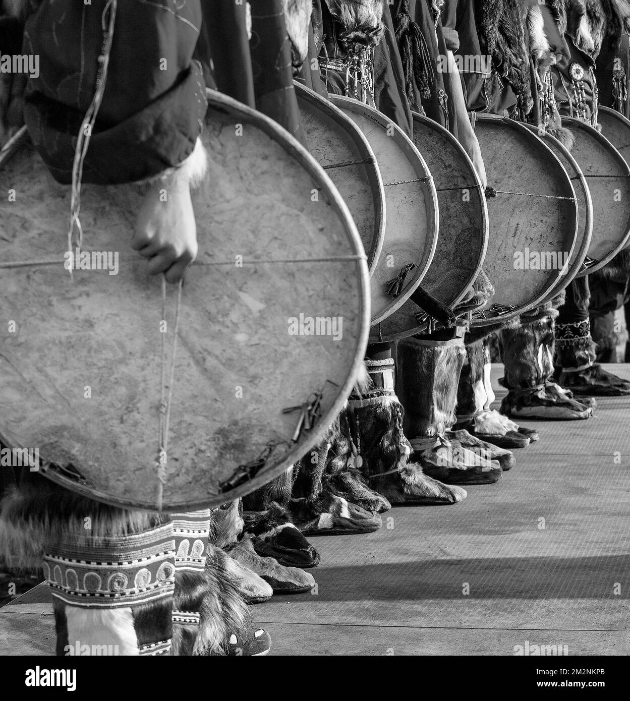 The Folk ensemble performance in dress of indigenous people of ...