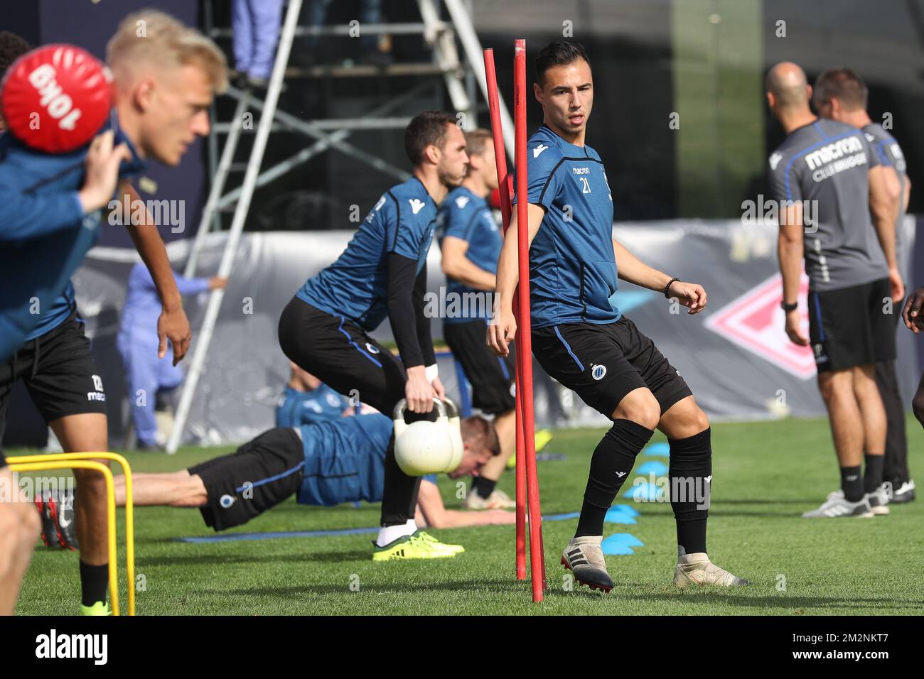 Club's Dion Cools pictured during the sixth day of the winter training ...