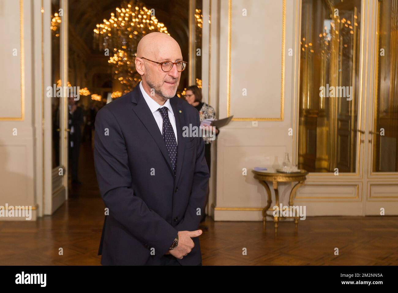 Luca Franchetti Pardo pictured during a New Year's reception organized ...