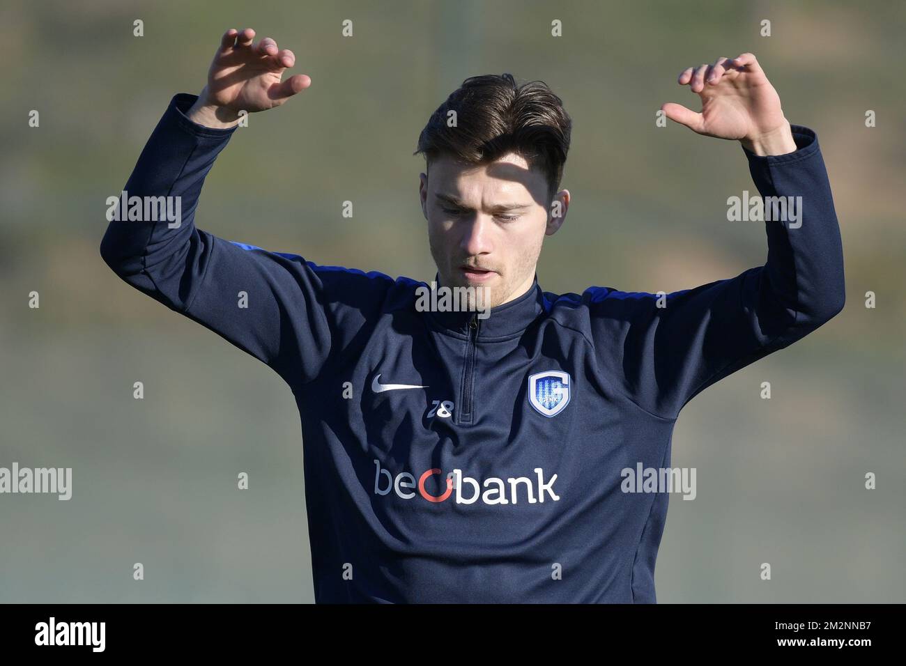 Genk's Bryan Heynen pictured during the sixth day of the winter ...