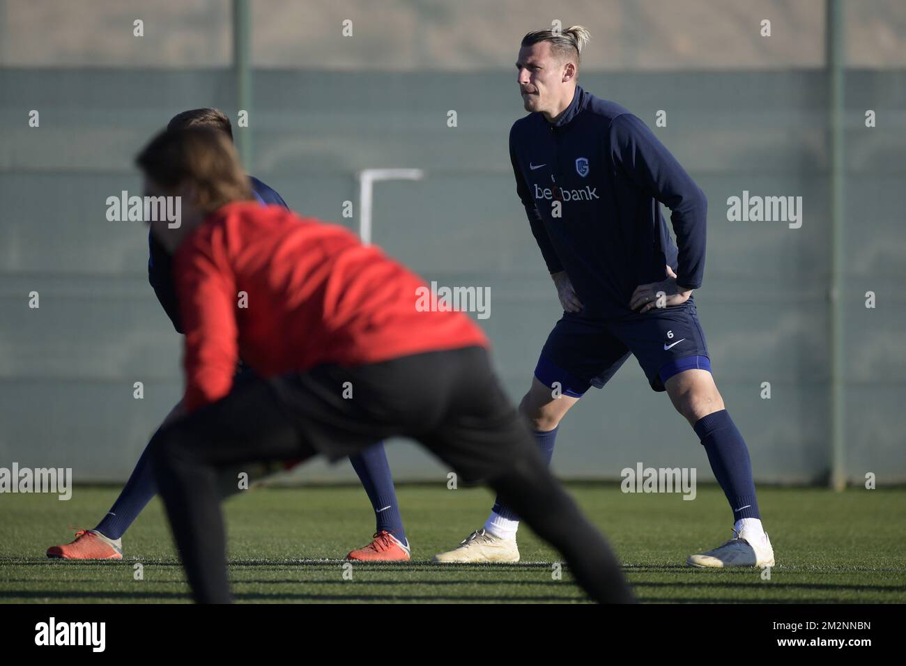 Genk's Sebastien Dewaest pictured during the sixth day of the winter ...