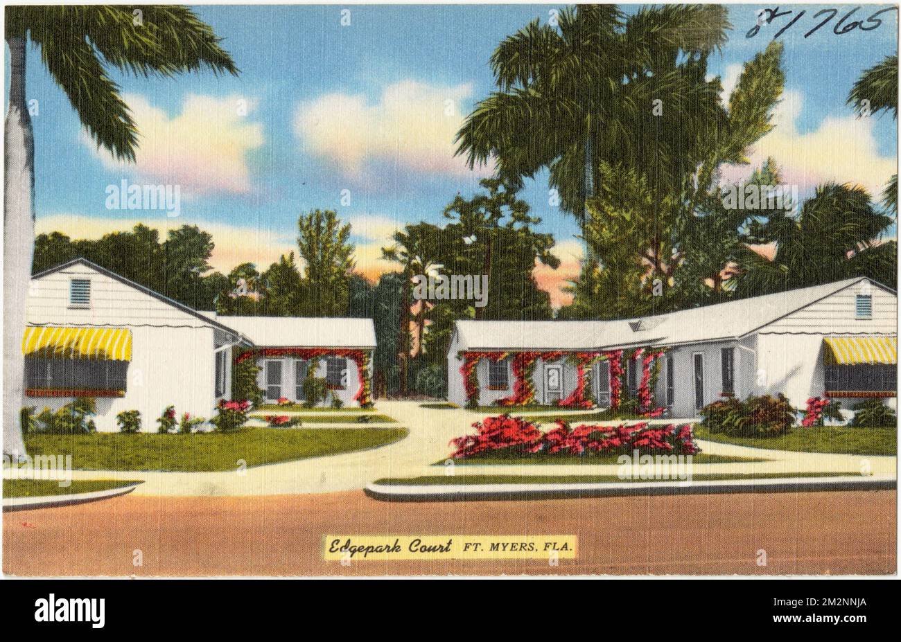 Edgepark Court, Ft. Myers, Fla. , Houses, Tichnor Brothers Collection ...