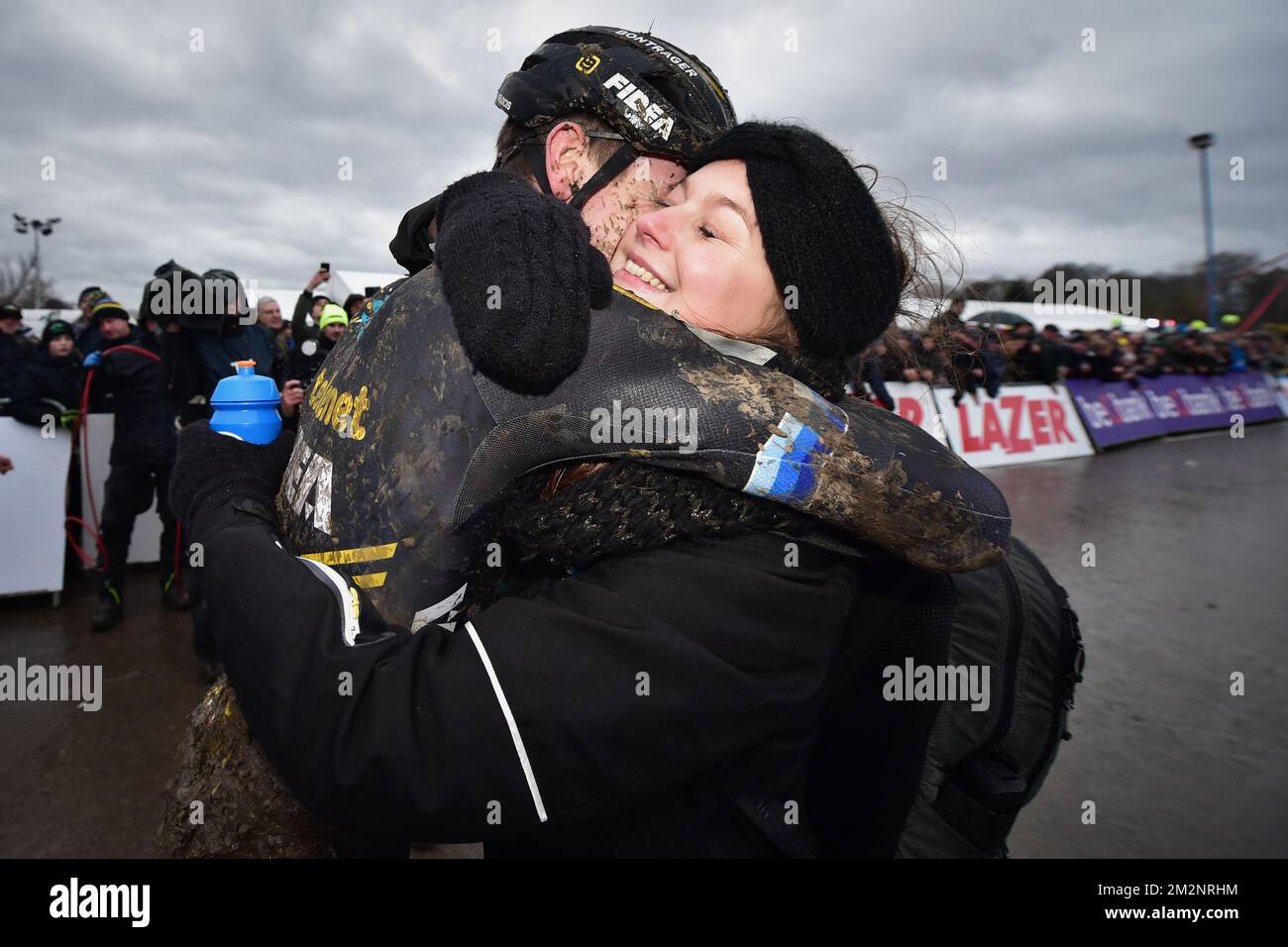 Belgian Toon Aerts and his girlfriend sarah celebrates after winning ...