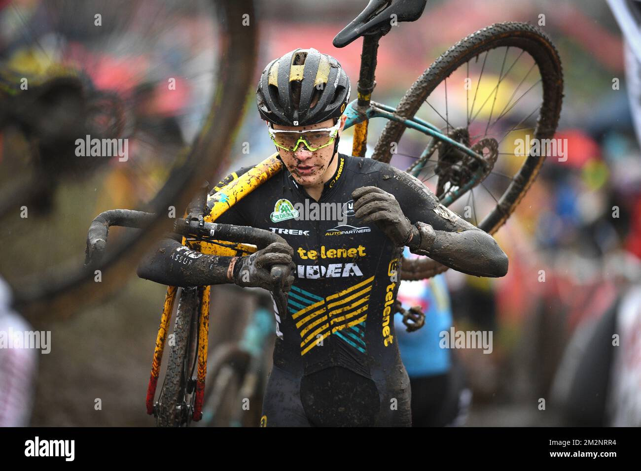 Belgian Andreas Goeman pictured in action during the men's U23 race at ...