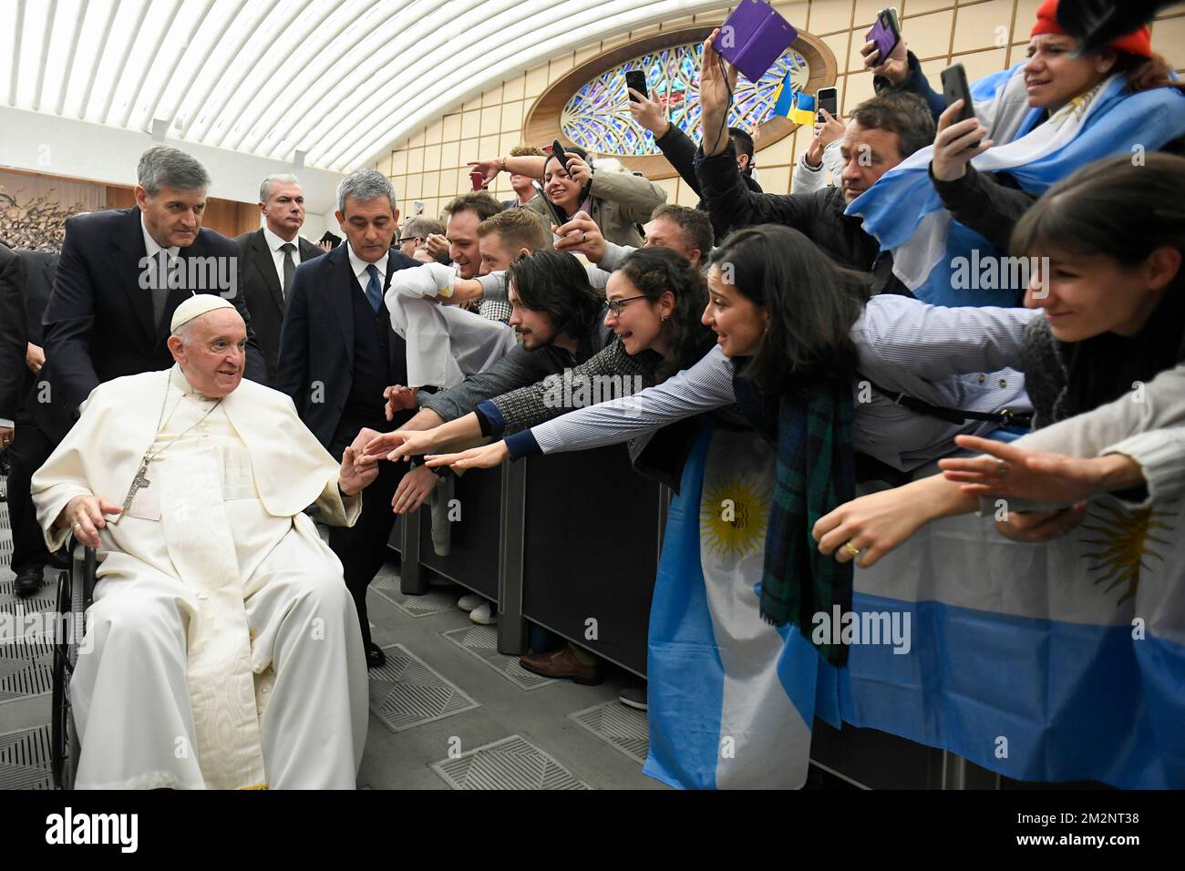 Vatican, Vatican. 14th Dec, 2022. Italy, Rome, Vatican, 22/12/14 Pope ...