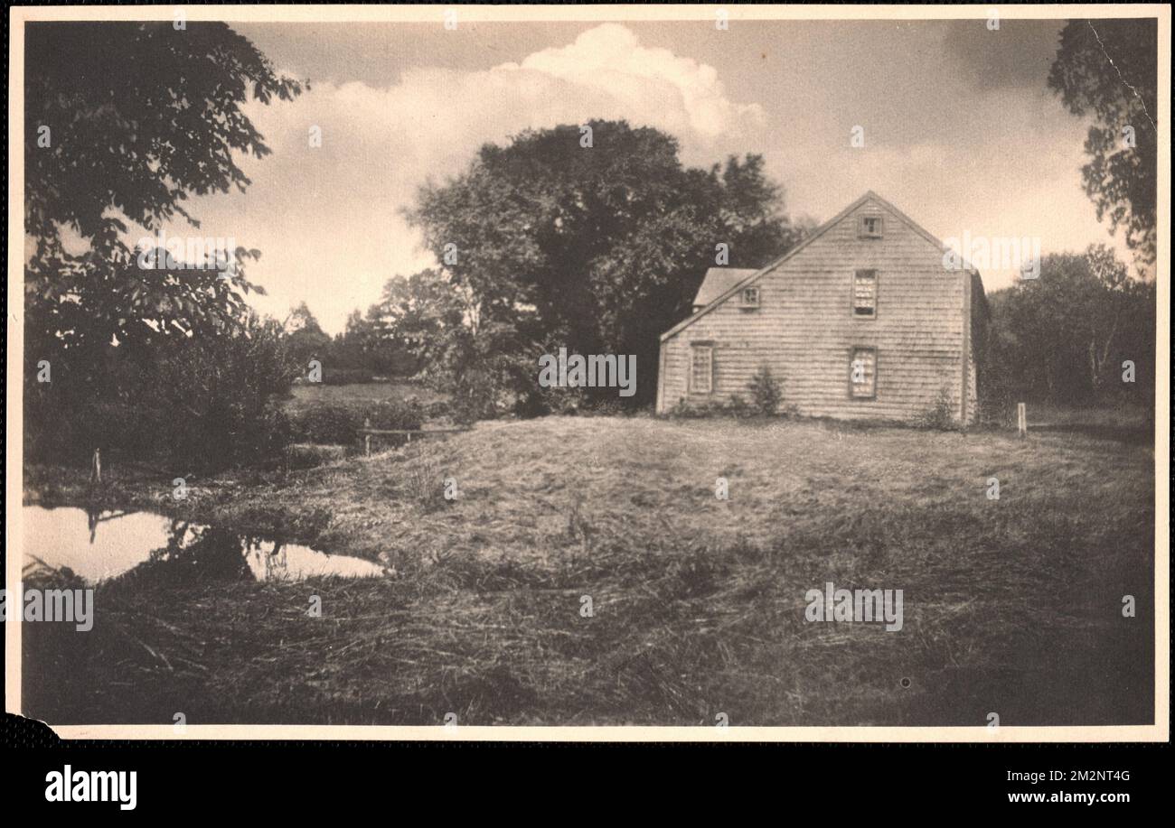 Edmund Rice homestead (now demolished) , Houses. Wayland Free Public ...