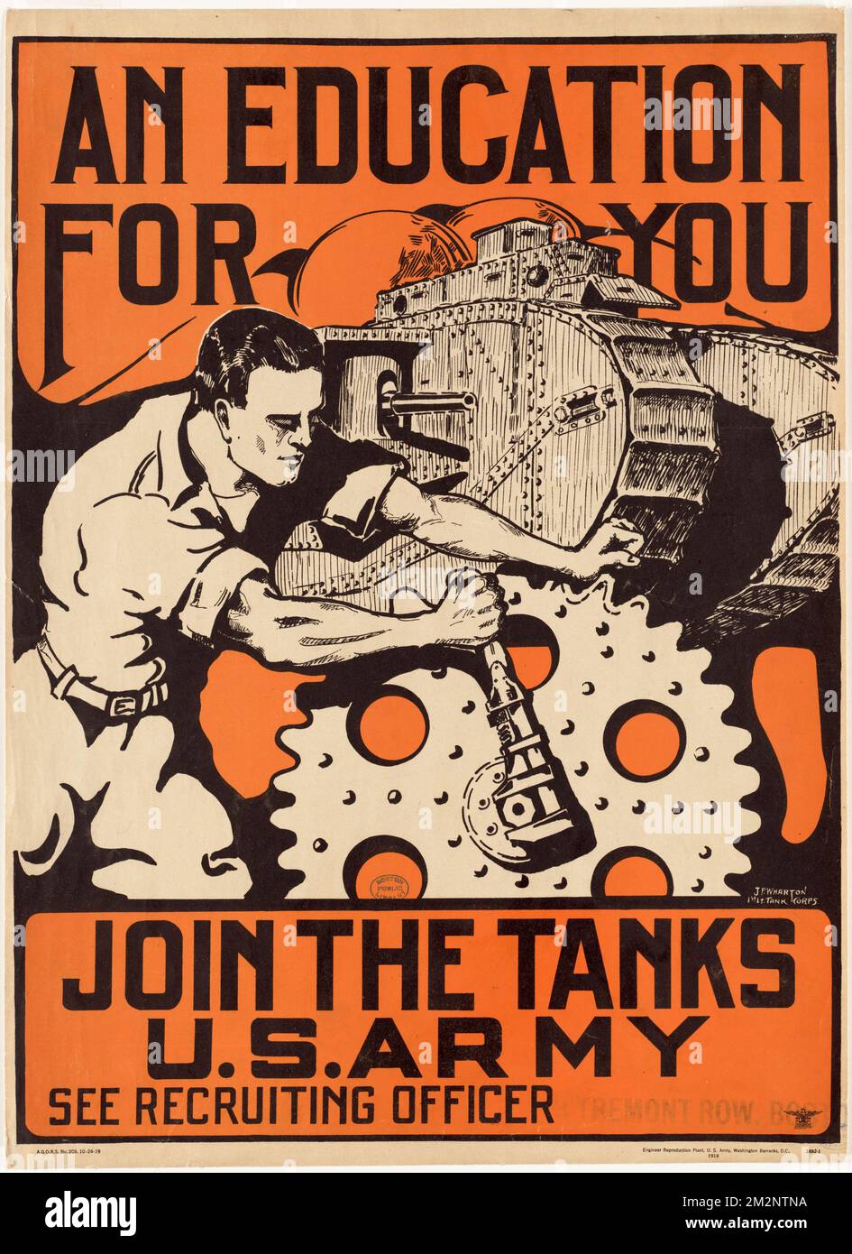 An education for you. Join the tanks U.S. Army , Recruiting ...
