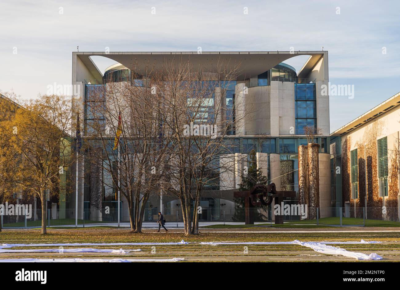 BERLIN, GERMANY - DECEMBER 12, 2022: Federal Chancellery in Berlin ...