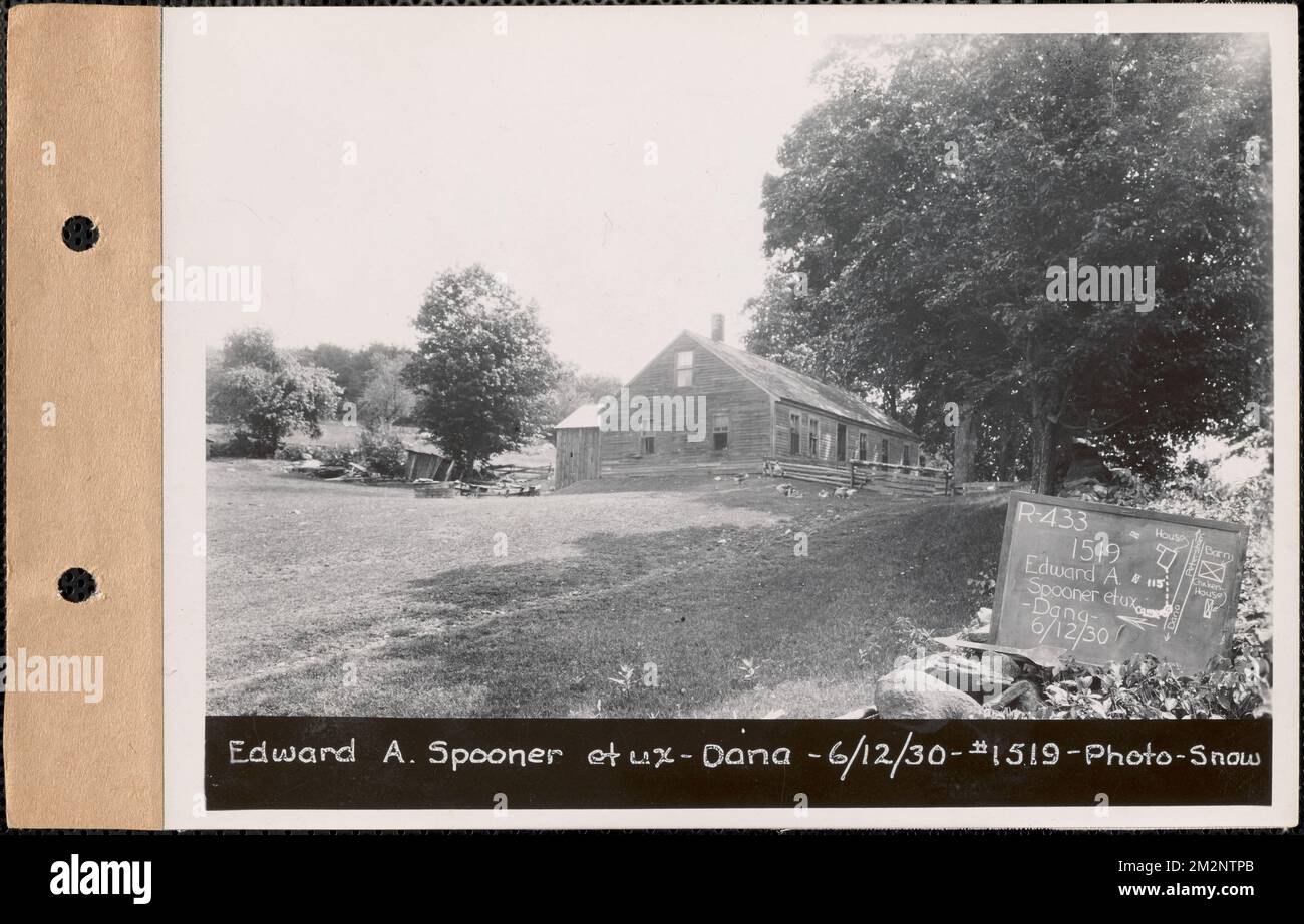 Edward A. Spooner and wife, house, Dana, Mass., June 12, 1930 : Parcel ...