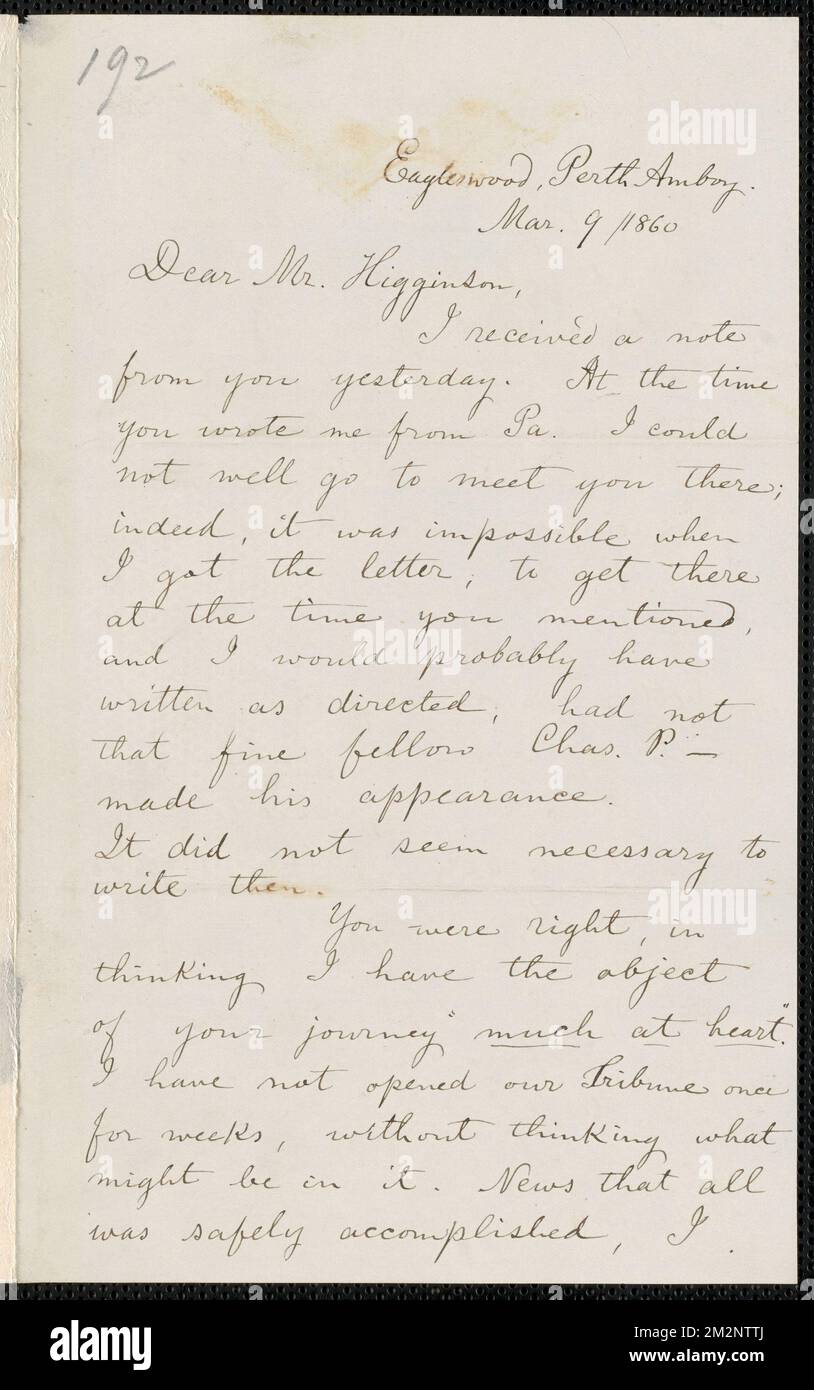 10 march 1860 hi-res stock photography and images - Alamy