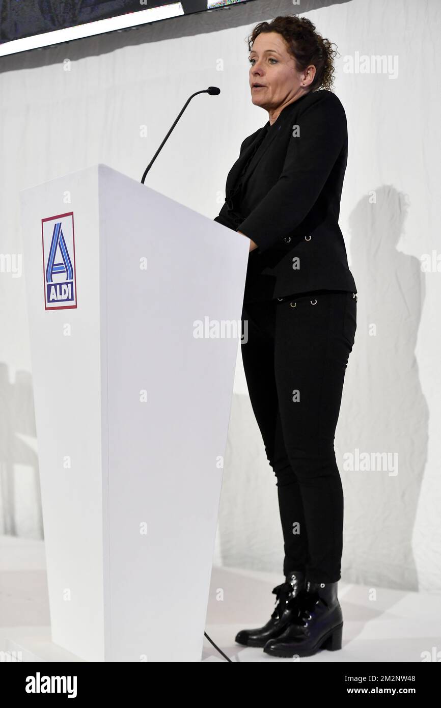 Flemish Minister of Finance, Budget and Energy Lydia Peeters pictured ...