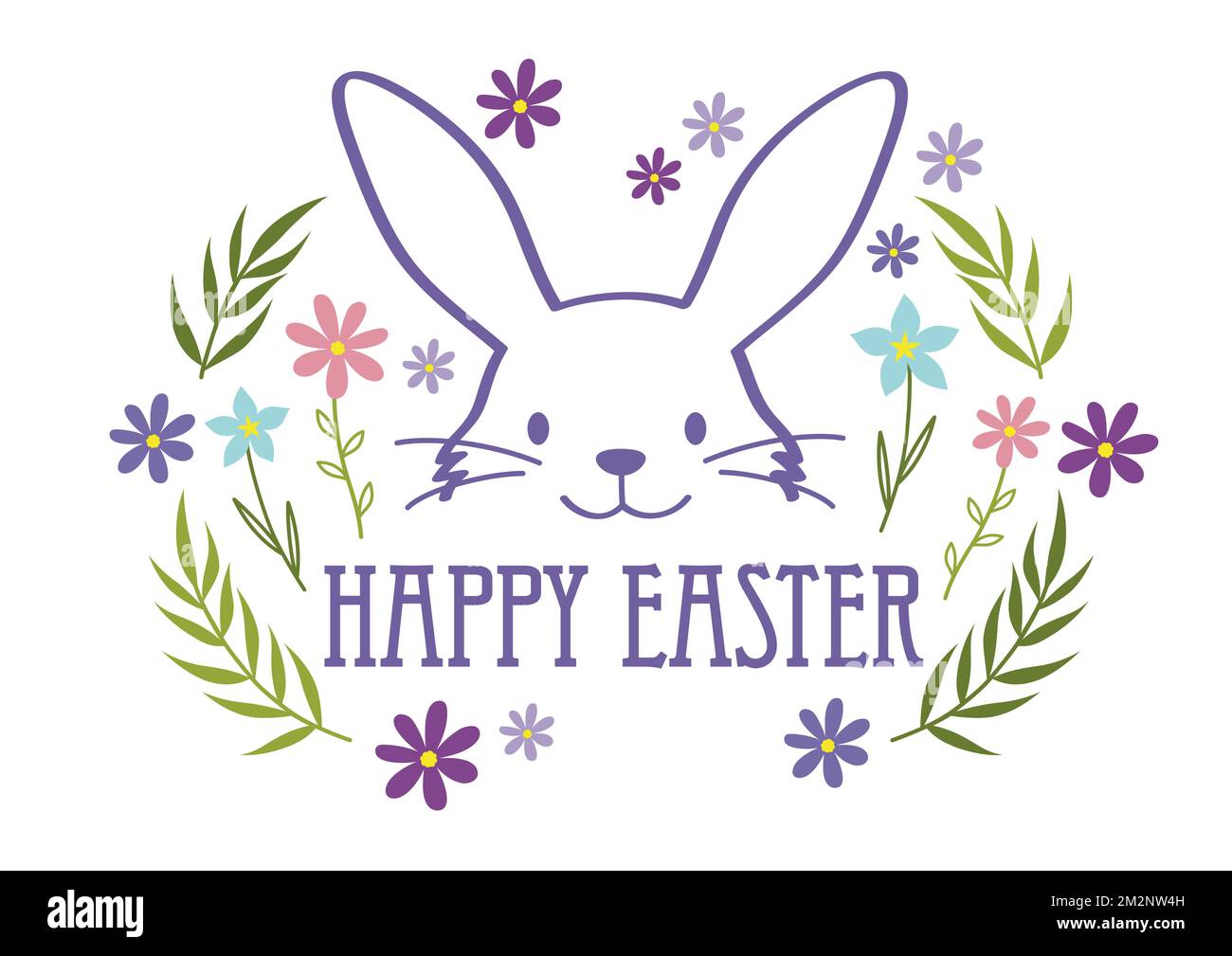 Happy Easter Vector Colorful Symbol Logo Isolated On A White Background ...