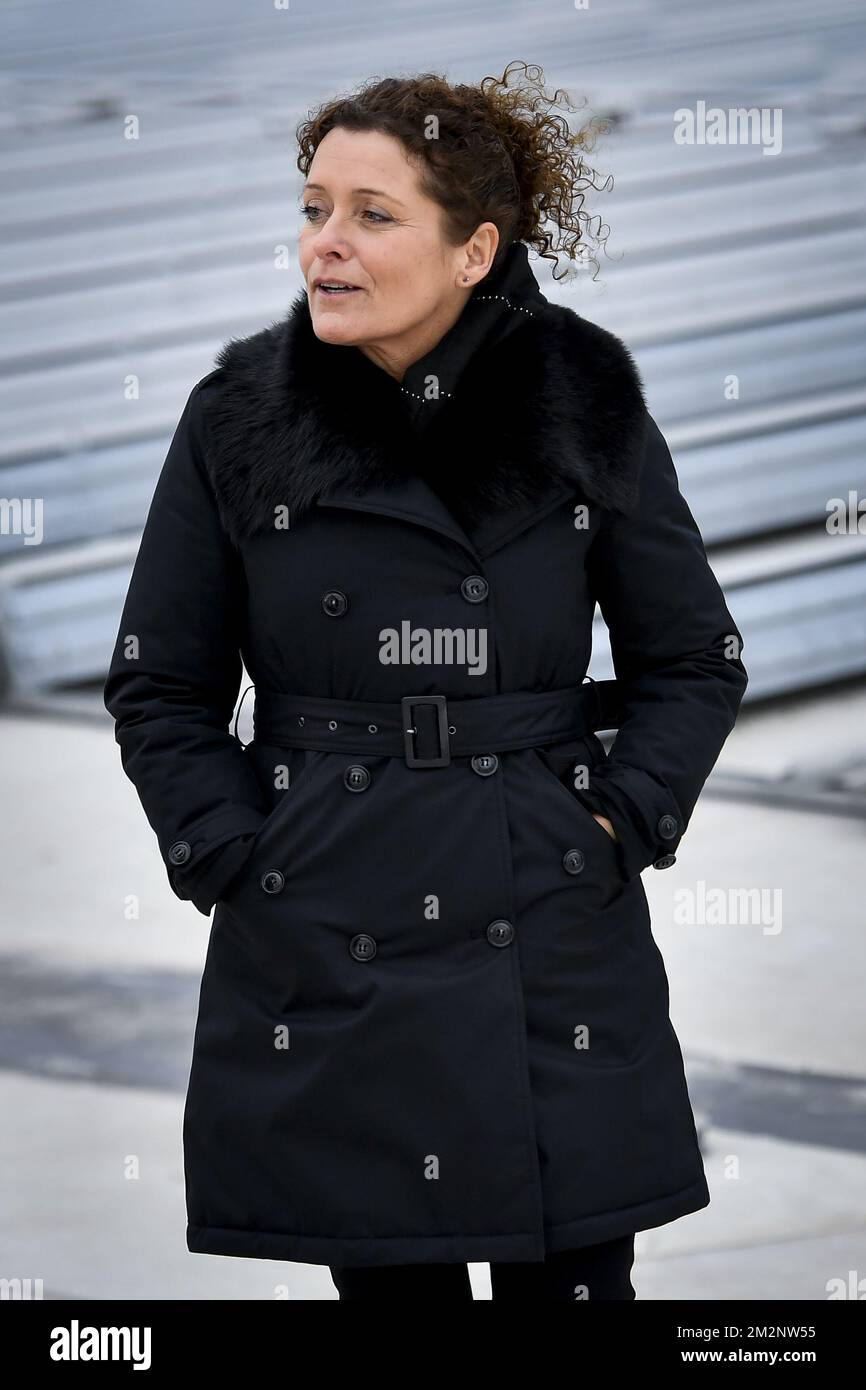 Flemish Minister of Finance, Budget and Energy Lydia Peeters pictured ...