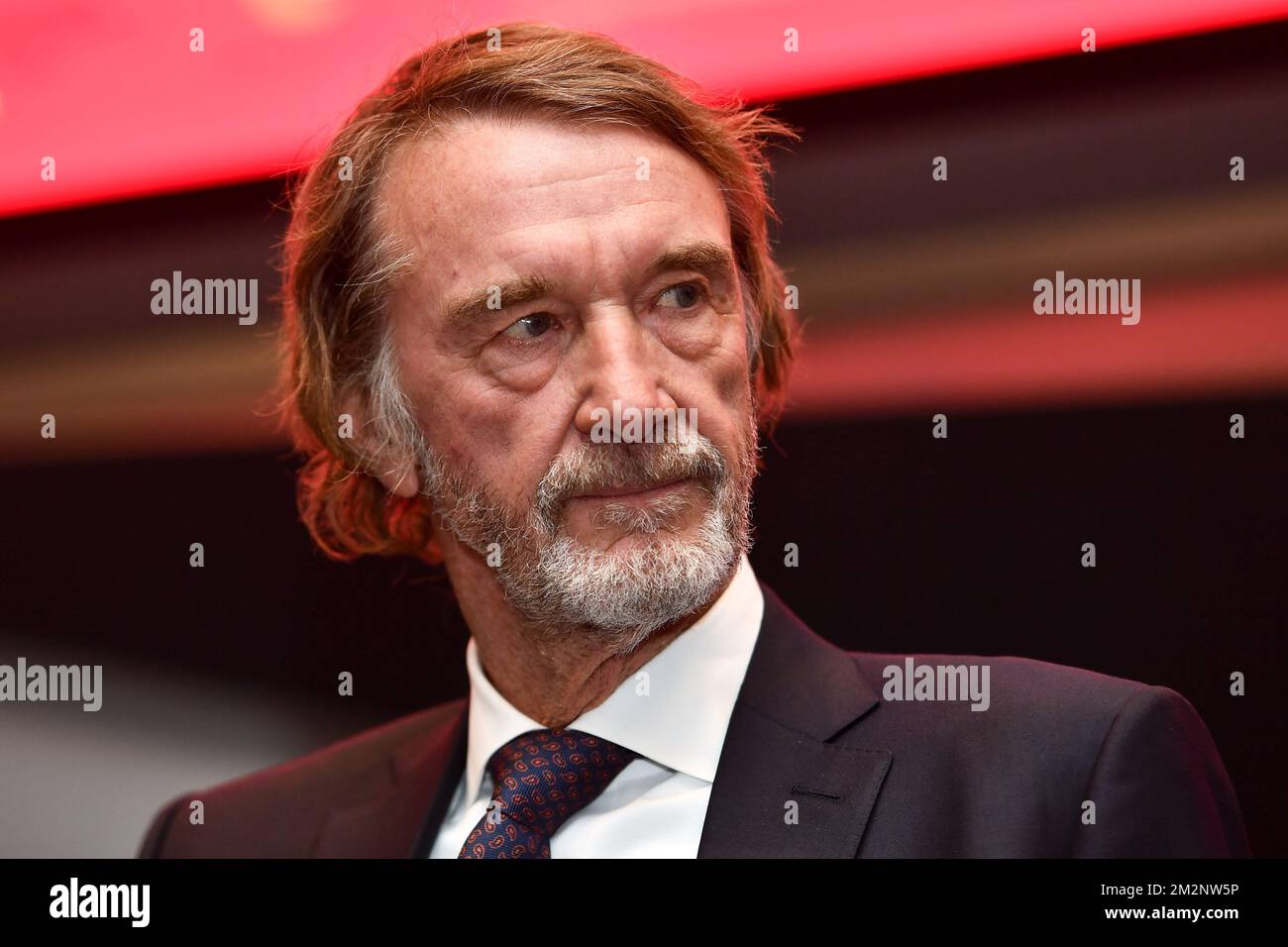 INEOS Group chairman Sir Jim Ratcliffe pictured during the signing of ...