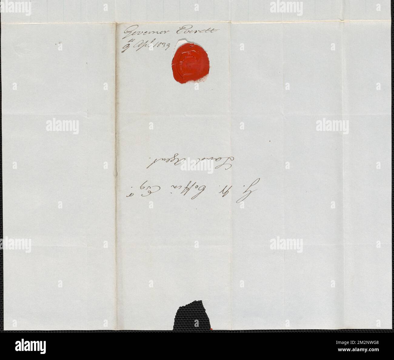 Edward Everett to George Coffin, 9 April 1839 , Public land sales ...