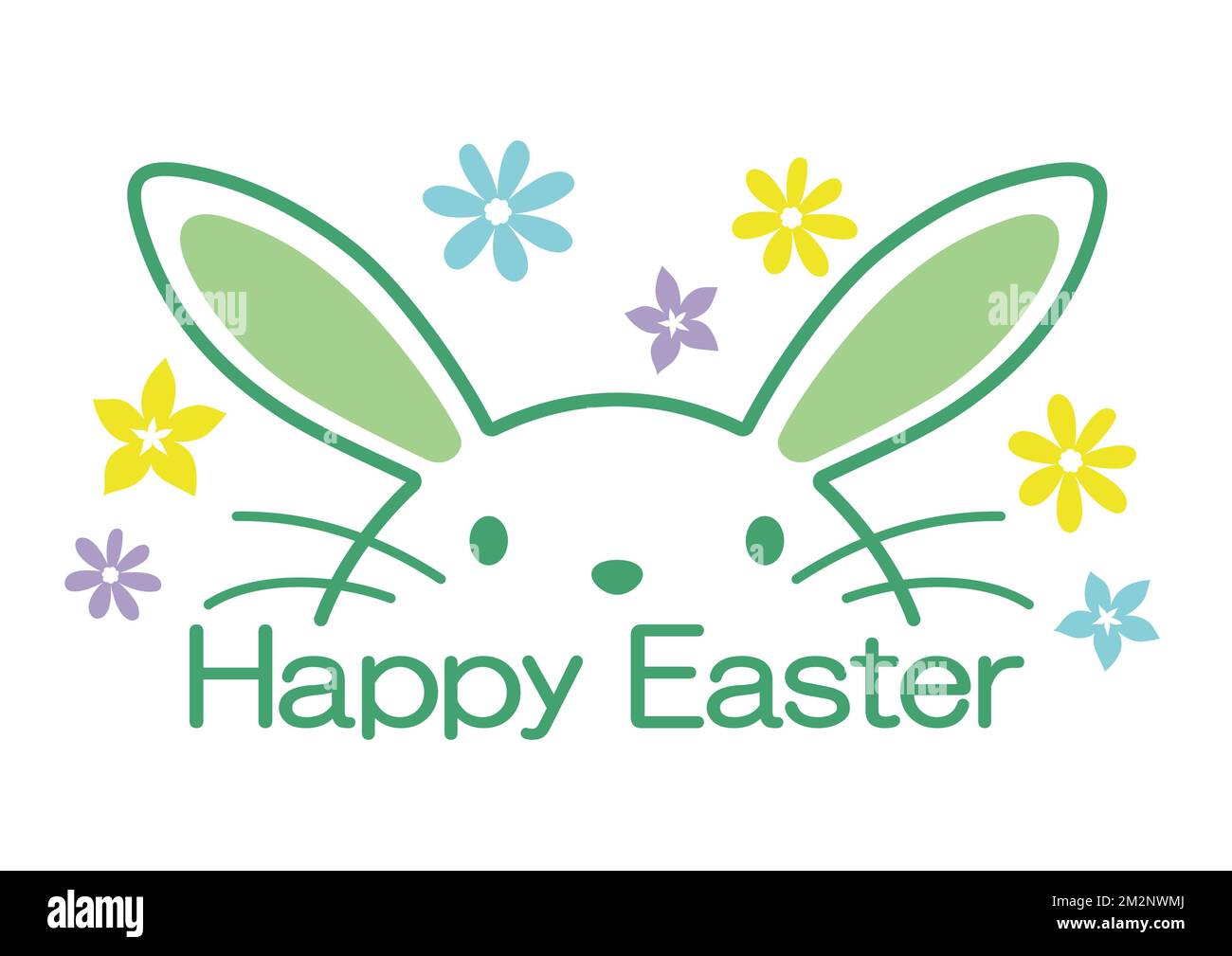 Happy Easter Vector Colorful Symbol Logo Isolated On A White Background ...