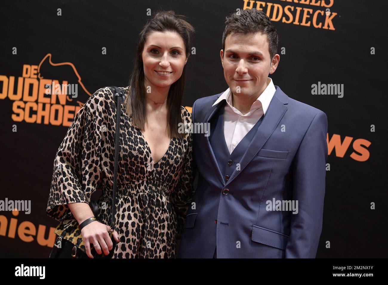 Union's CEO Philippe Bormans and his partner pictured on the red carpet ...