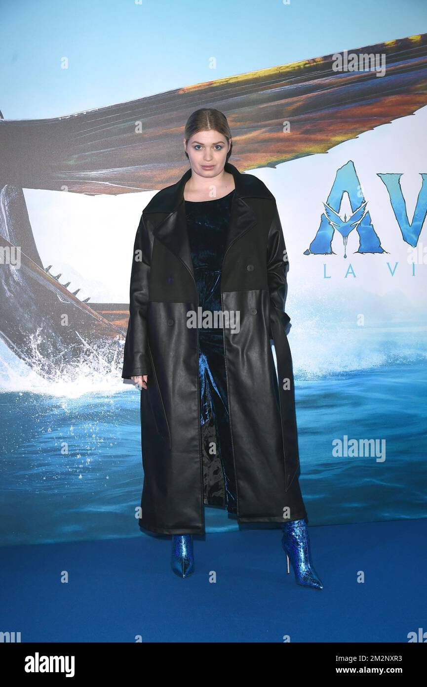 Milan, Italy. 14th Dec, 2022. Milan, preview of the film "Avatar - la ...