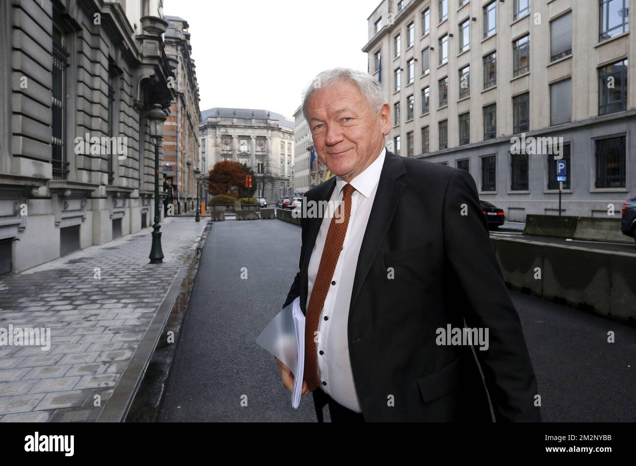 Minister of Mobility Francois Bellot arrives for a Minister's council ...