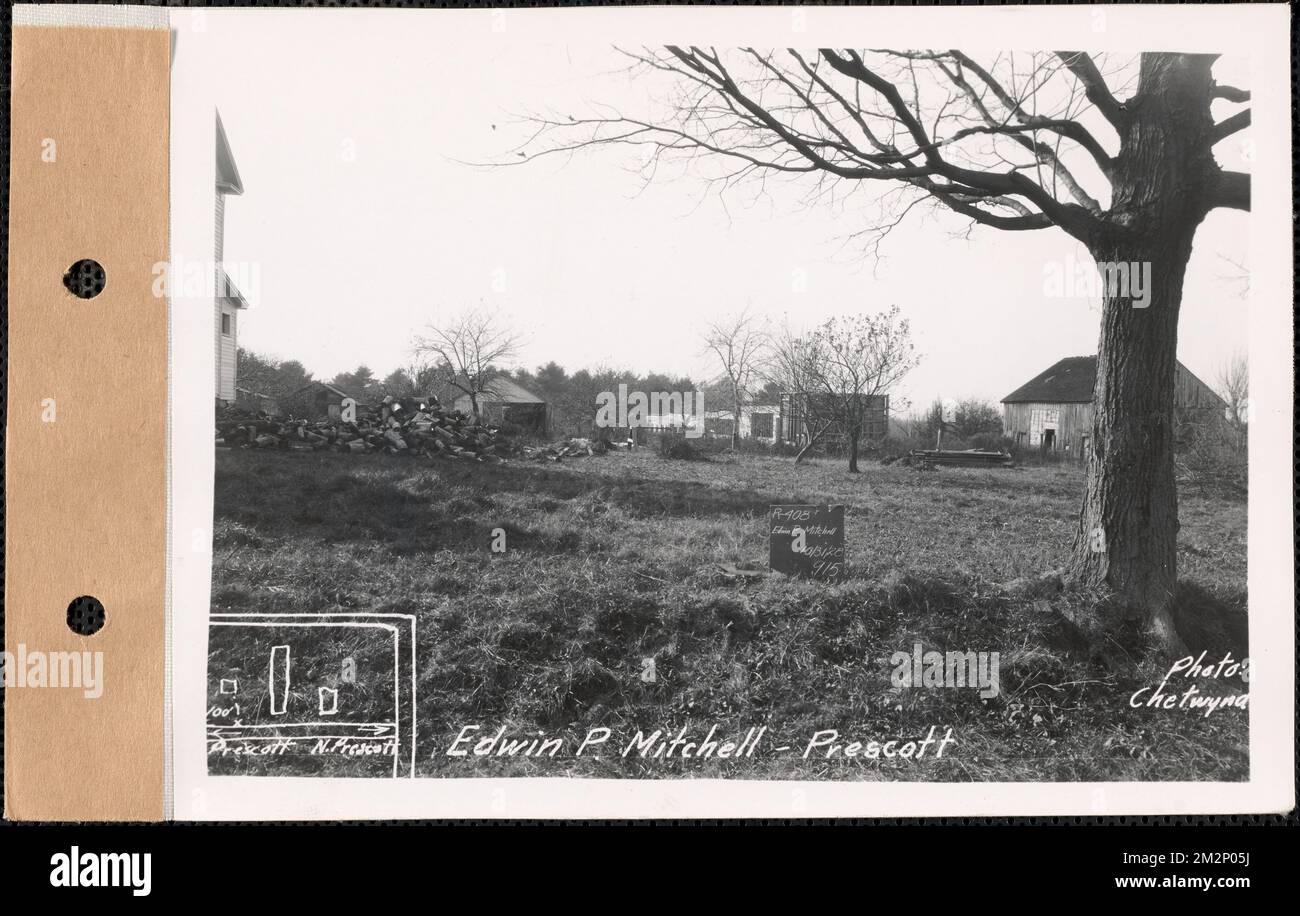 Edwin P. Mitchell, barn, etc., Prescott, Mass., Oct. 31, 1928 : Parcel ...
