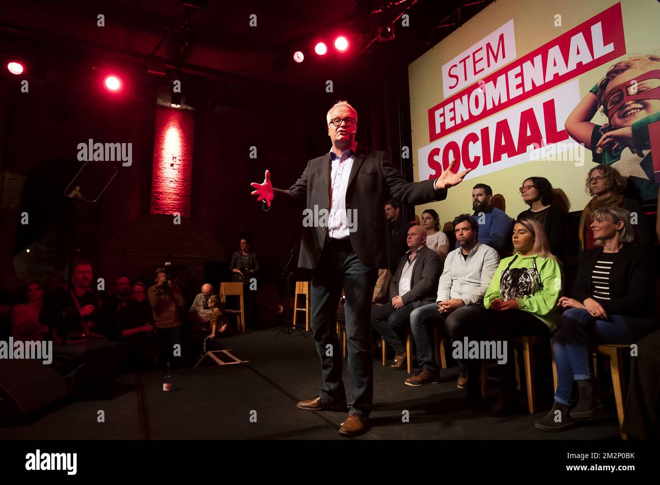 PVDA - PTB chairman Peter Mertens pictured during the new year's ...