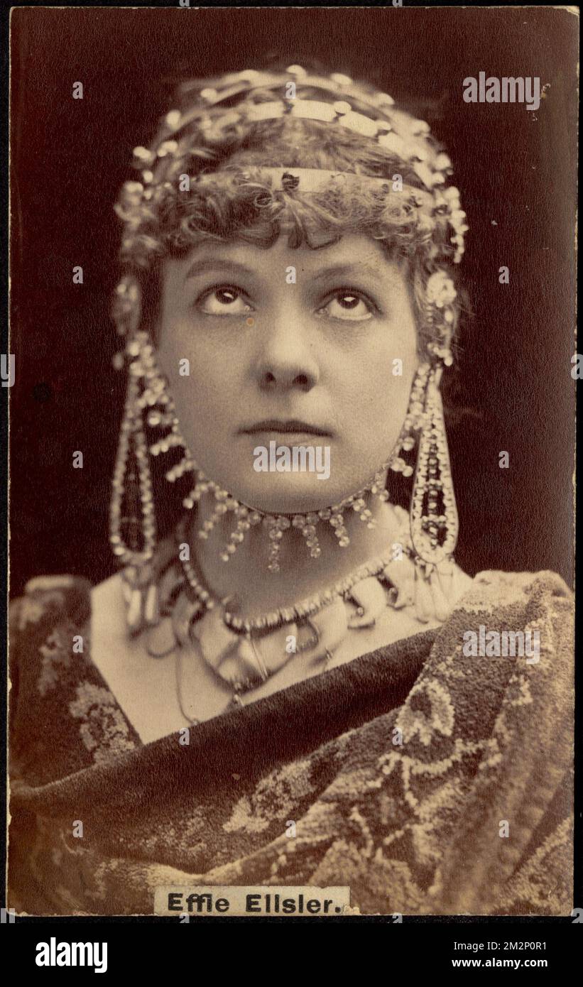 Effie Ellsler , Actresses, Weston, Effie Ellsler, 1858-1942, Carte de ...
