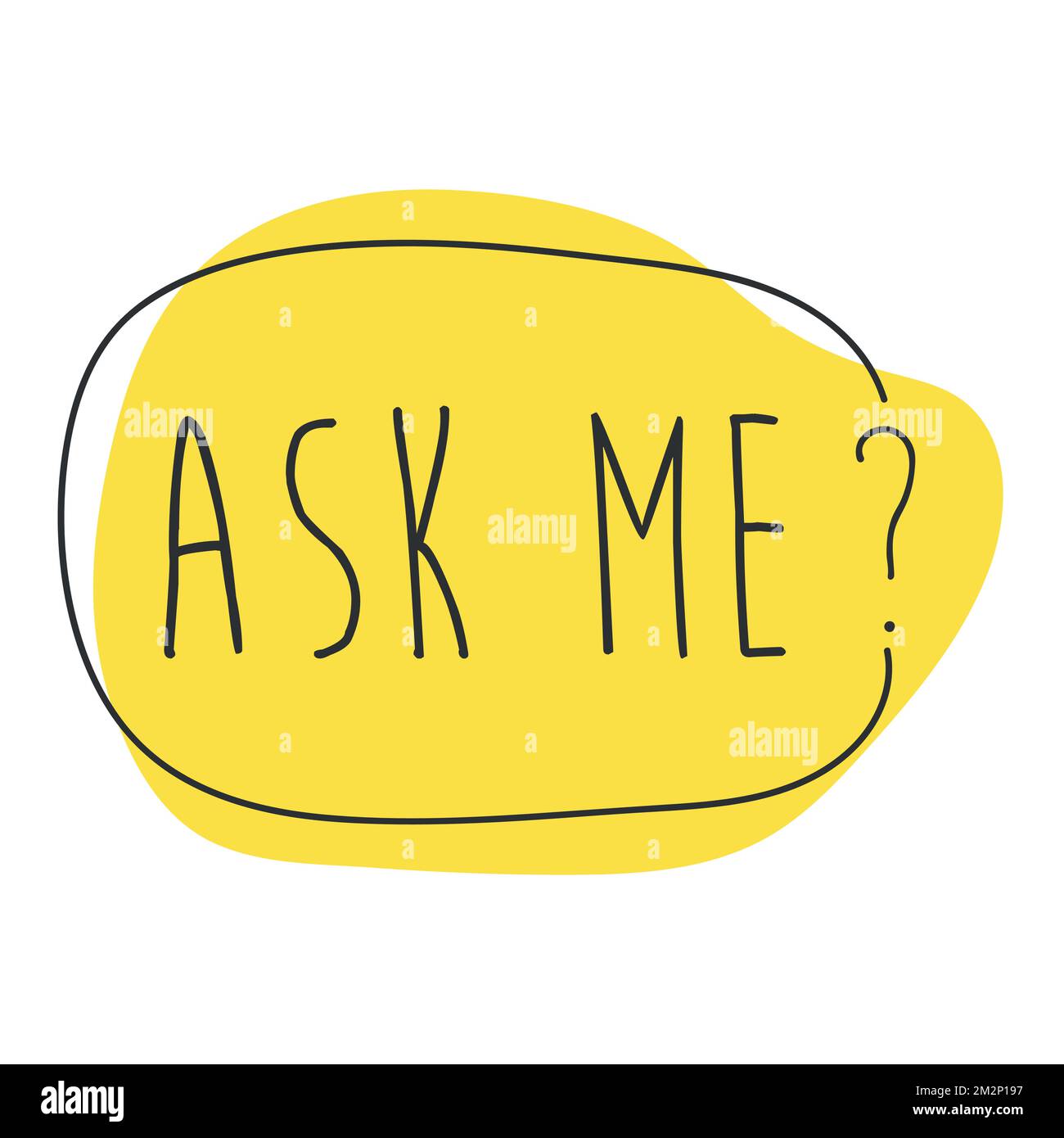 Text in speech bubble Cut Out Stock Images & Pictures - Alamy