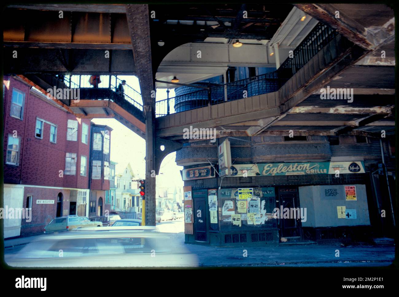 Egleston Sq. Elevated Station, one of the old ones , Mass transit ...