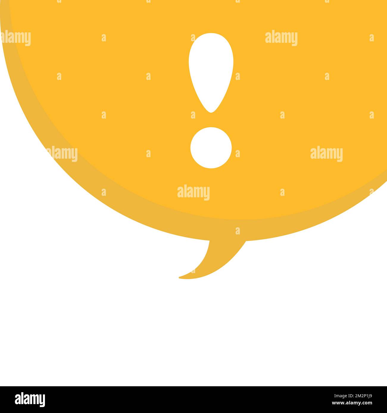 Exclamation mark icon, Attention concept, vector Stock Vector Image ...