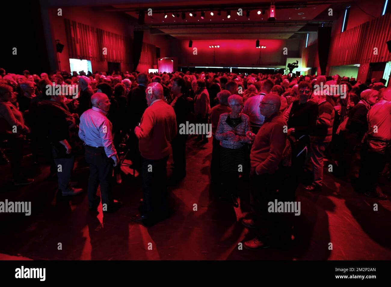 Illustration picture shows the new year's reception of sp.a Flemish ...