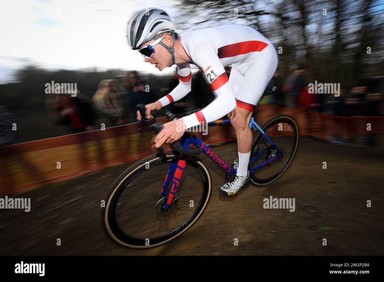 British Thomas Pidcock pictured in action during the U23 race of the ...