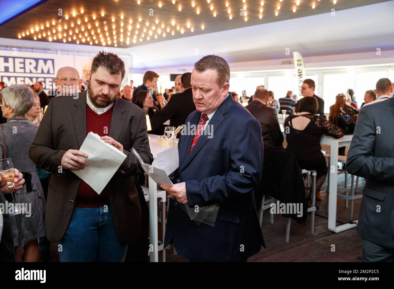 Vlaams Belang's Stefan Sentobin pictured during the new year's ...