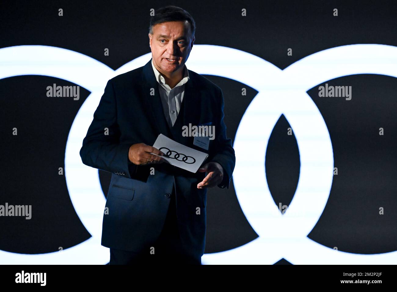 Brussels, 14 December 2022. Audi Brussels CEO Volker Germann pictured ...