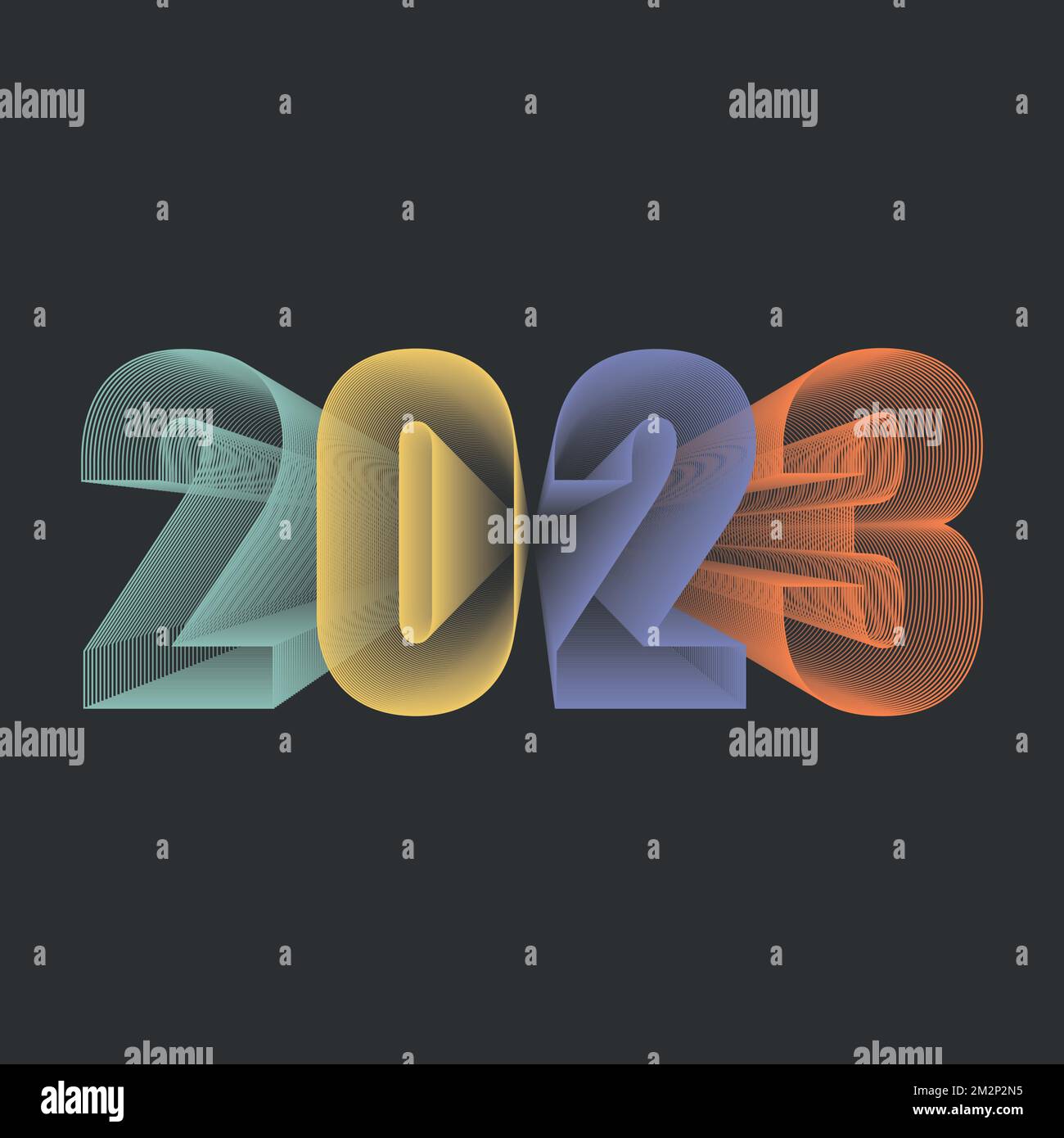2023 years Stock Vector Images - Alamy