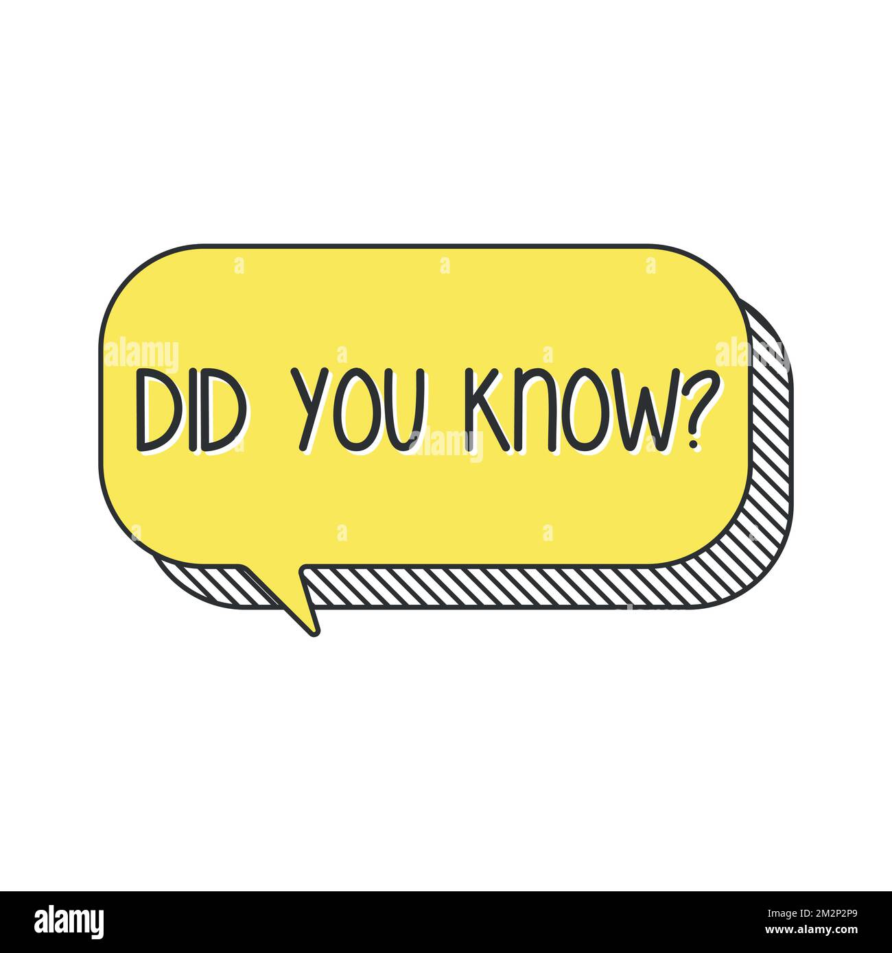 Did you know speech bubble.Vector illustration eps 10 Stock Vector ...