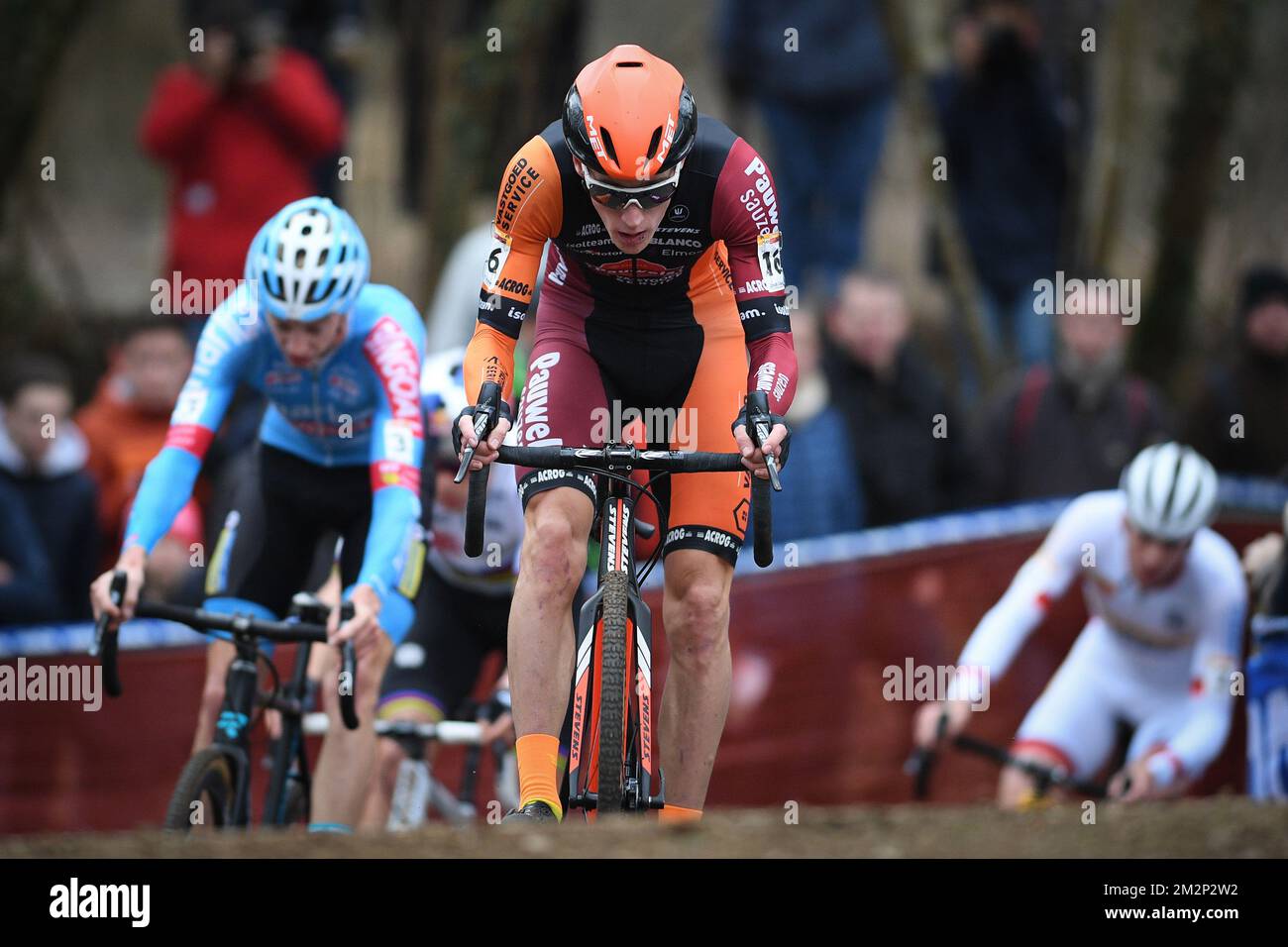 Belgian Jens Adams pictured in action during the Men Elite race of the ...