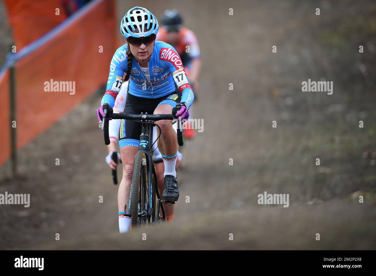 Dutch Denise Betsema pictured in action during the Women Elite race of ...