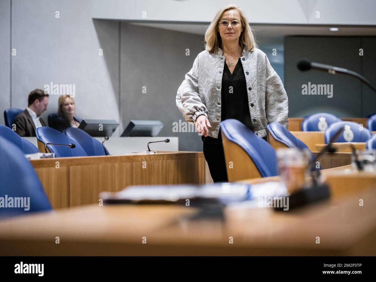 THE HAGUE - Sigrid Kaag, Minister of Finance, during a debate on the ...
